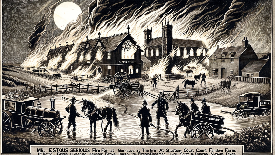 Serious Fire At Guston. – Echoes in Dover History